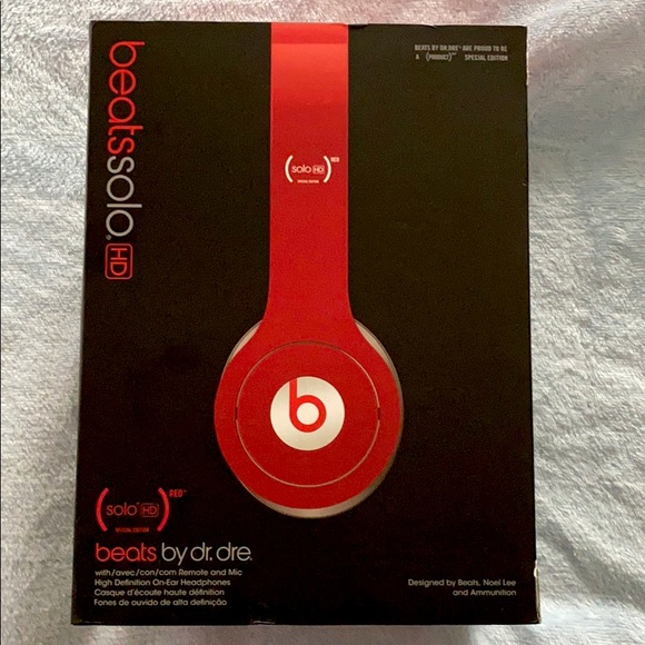 Beats by Dre | Games | Beats Solo Hd Special Edition Red | Poshmark